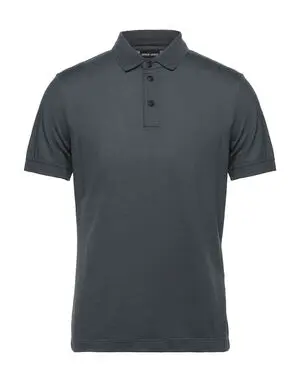 Giorgio Armani Man Polo Shirt Brick Size 38 Virgin Wool, Wool Lead