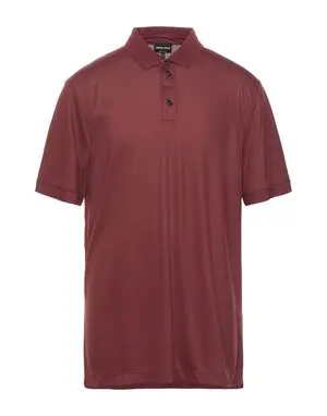 Giorgio Armani Polo Shirt Size Virgin Wool, Wool - Red