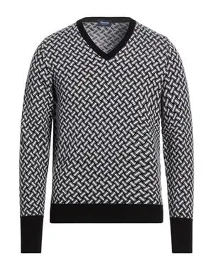 DRUMOHR Jacquard Knit Cashmere Sweater Off White