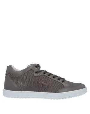 Hogan Leather Low-top Sneakers - Lead