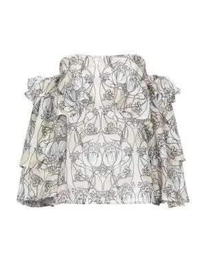 Erika Cavallini Ruched Floral-print Top