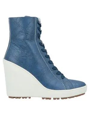 Women's Blue Ankle Boots
