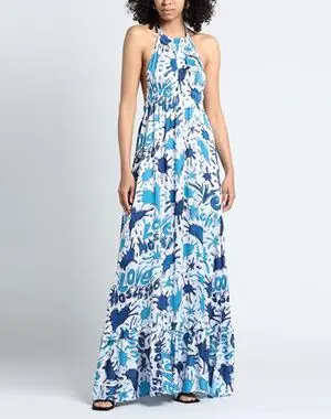 Moschino Maxi Flared Dress - Blue