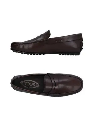 TOD'S Leather Loafers - Dark Brown