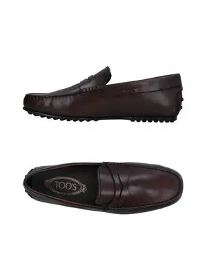 TOD'S Leather Loafers - Dark Brown