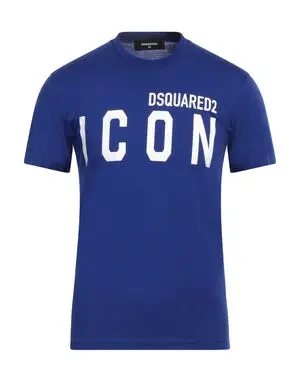 Dsquared2 Icon T-shirt Fuchsia Size Cotton - Blue