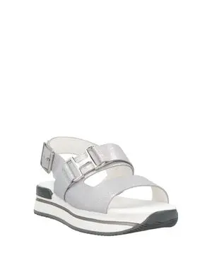Hogan Sandals In Leather