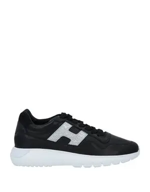 Hogan Leather Low-top Sneakers - Black