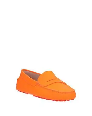 TOD'S Leather Loafers - Orange