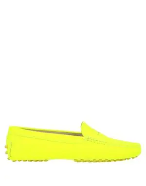 TOD'S Leather Loafers Yellow