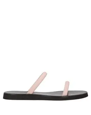 Emporio Armani Leather Sandals - Pink