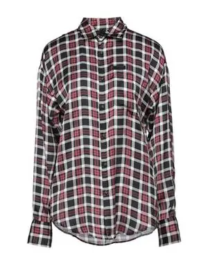 Dsquared2 Tartan Satin Shirt - Brick