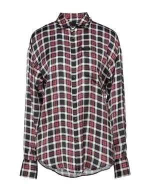 Dsquared2 Tartan Satin Shirt - Brick