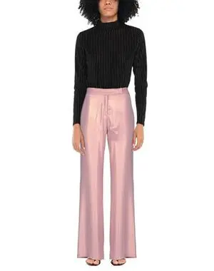 Atos Lombardini Flared Crepe Pants - Pink