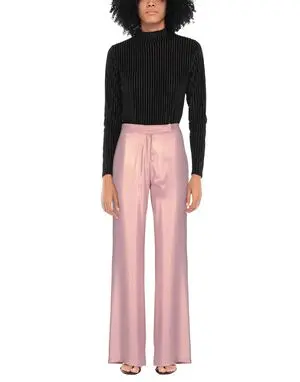 Atos Lombardini Flared Crepe Pants - Pink