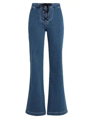 See By Chloé Flared Jeans With Tie Fastening