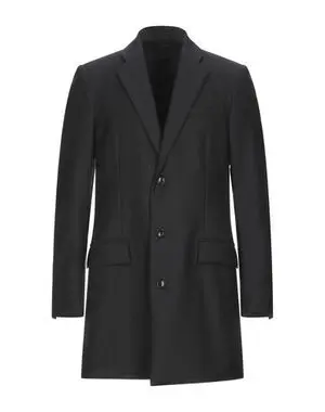 Dolce & Gabbana DOLCE & GABBANA Single-Breasted Flannel Coat Black