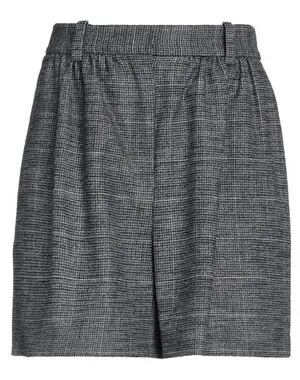 Maje Houndstooth Shorts - Grey