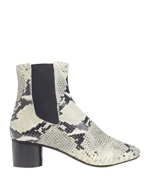 Isabel Marant ISABEL MARANT Calfskin Chelsea Ankle Boots Ivory