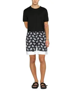 MSGM Paisley-print Casual Shorts