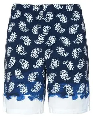 MSGM Paisley-print Casual Shorts