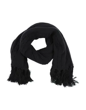 LES HOMMES Scarf Virgin Wool - Black