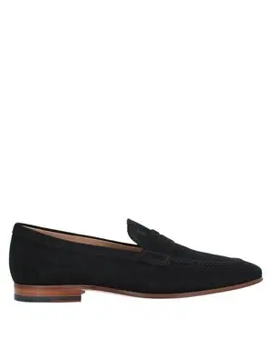 TOD'S TOD'S Slate Leather Penny Loafers Black