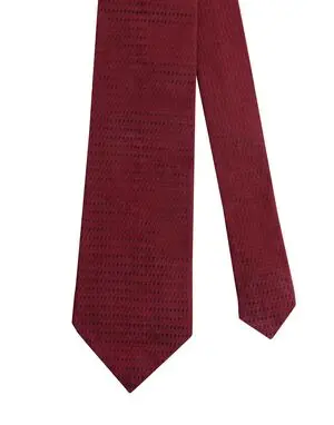 Dunhill DUNHILL Mulberry Silk Neck Tie Maroon