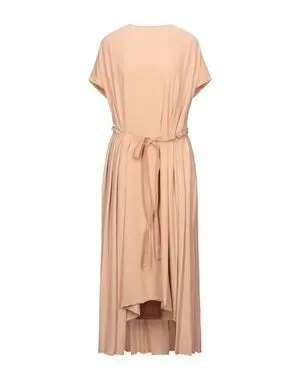 MAISON MARGIELA Maxi Pleated Dress - Orange