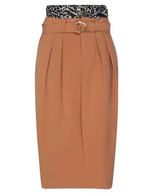 MANILA GRACE Midi Pencil Skirt - Beige