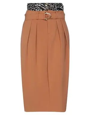 MANILA GRACE Midi Pencil Skirt - Beige