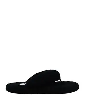 MAISON MARGIELA Thong Sandals With Textile Fibers - Black