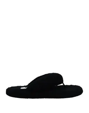 MAISON MARGIELA Thong Sandals With Textile Fibers - Black