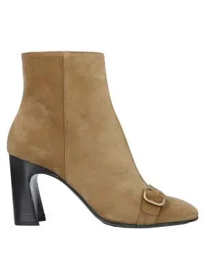 TOD'S Ankle Boots In Leather - Beige