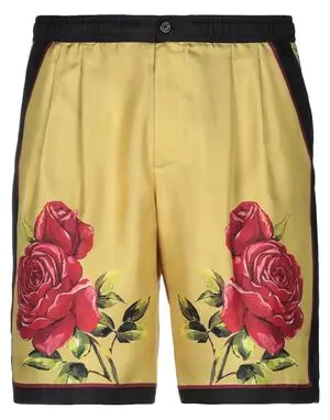 Dolce & Gabbana Floral-print Silk Shorts