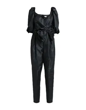 Red Valentino Jumpsuit In Polyester With Bow Detail Black