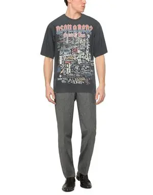 Dsquared2 T-shirt Charcoal Size Cotton, Viscose