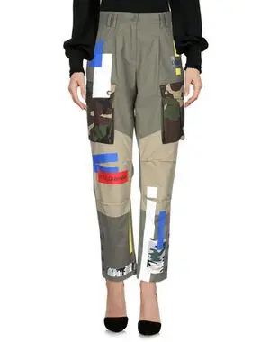 Dolce & Gabbana Tapered Military Cotton Pants