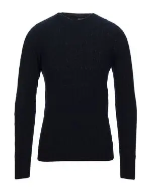 DRUMOHR Man Sweater Red Size 38 Cashmere Dark Blue