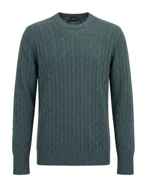 DRUMOHR Sweater Deep Teal Size Cashmere