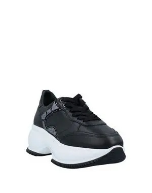 Hogan Leather Low-top Sneakers - Black