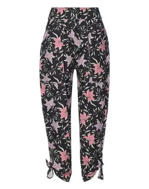 Isabel Marant Floral-print Tapered Pants - Dark Blue