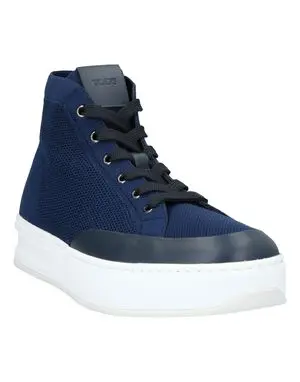 TOD'S Textile And Leather Sneakers - Blue