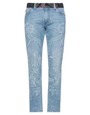 Dolce & Gabbana Straight-leg Jeans With Logo