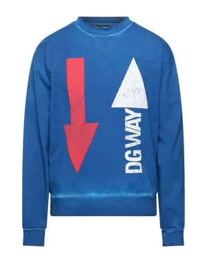 Dolce & Gabbana Printed Sweatshirt Bright Blue
