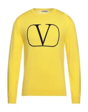 Valentino Garavani Virgin Wool Sweater Yellow