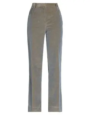 Beatrice B Striped Corduroy Pants - Grey