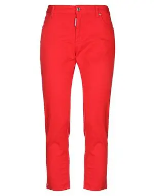 Dsquared2 Cotton-blend Straight Leg Pants - Red