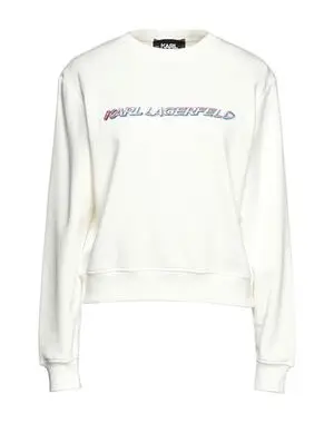 Karl Lagerfeld Organic Cotton Sweatshirt - White