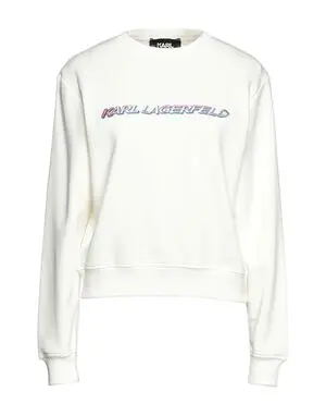Karl Lagerfeld Organic Cotton Sweatshirt - White